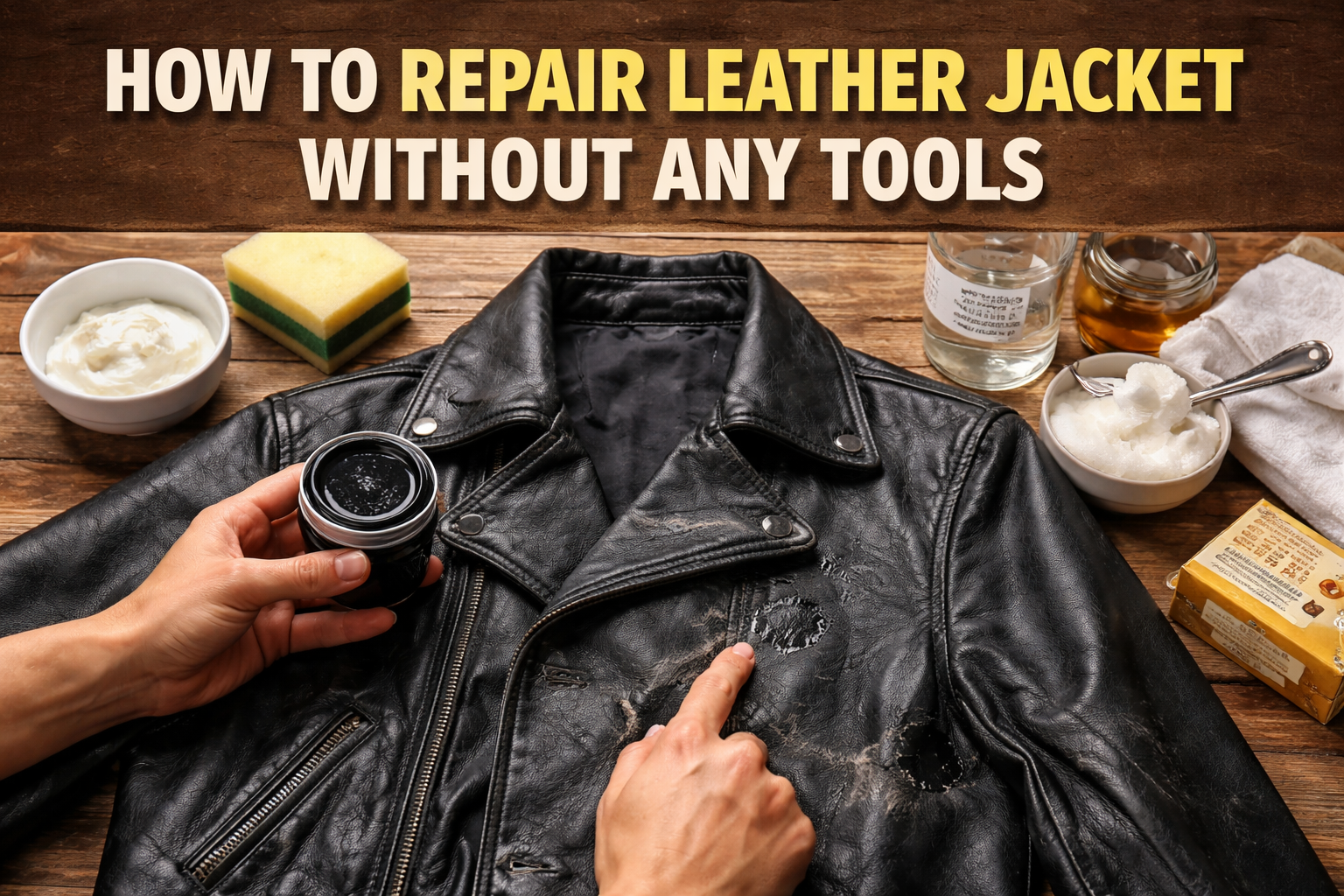 How to Repair Leather Jacket Without Any Tools – Easy DIY Guide – b3 ...
