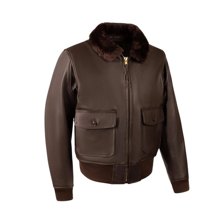 Brown Leather Jacket – b3 bomber jacket